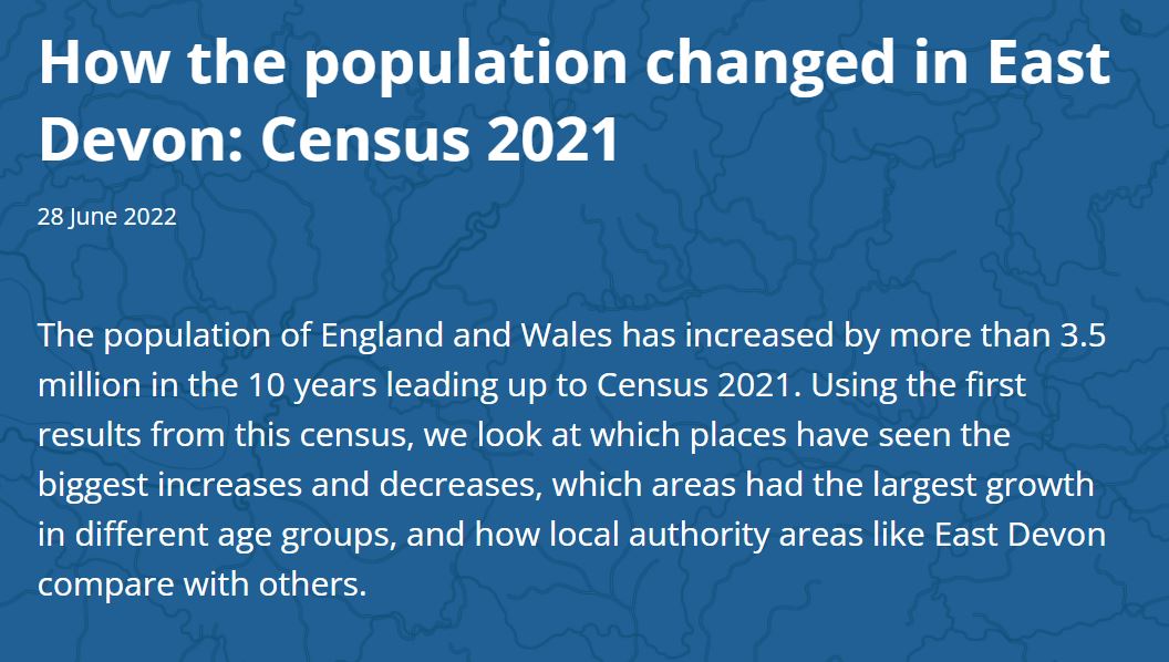 The 2021 Census and East Devon: how reliable is it in determining ...