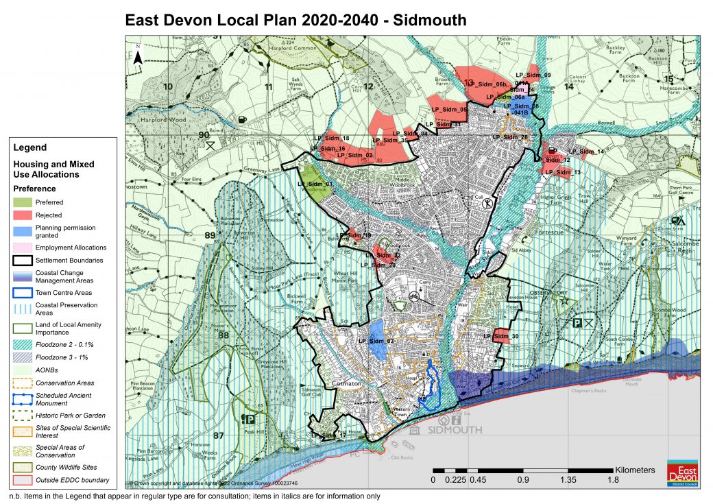 East Devon draft Local Plan – Vision Group for Sidmouth